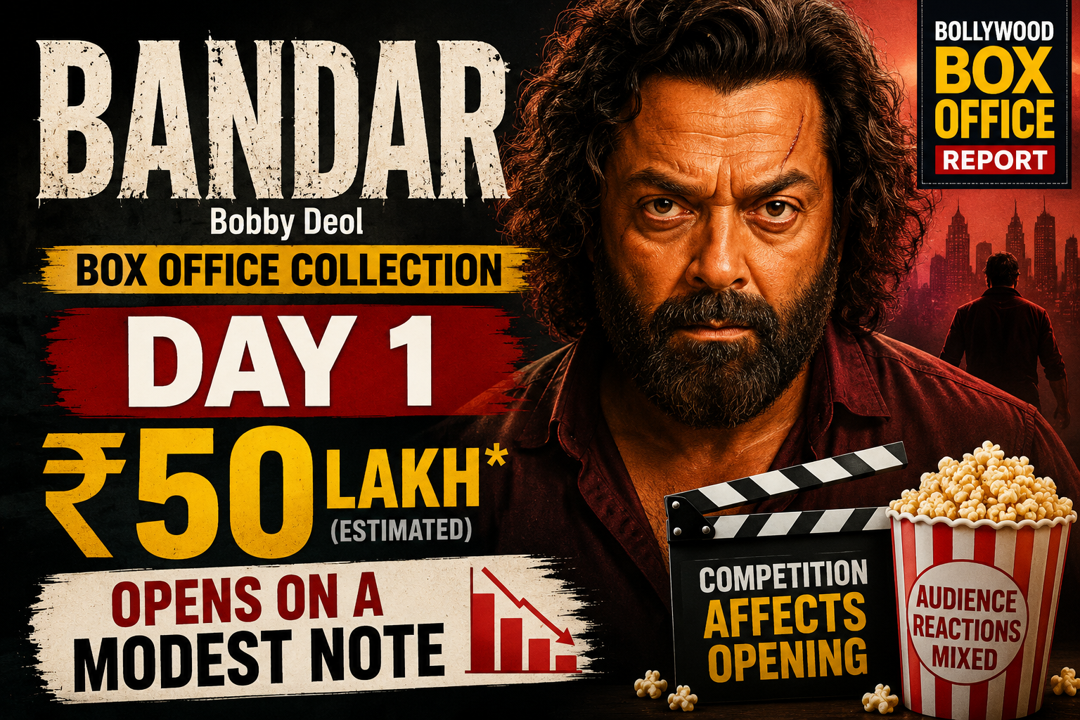 Bandar Box Office Collection Day 1: Bobby Deol’s Film Opens on